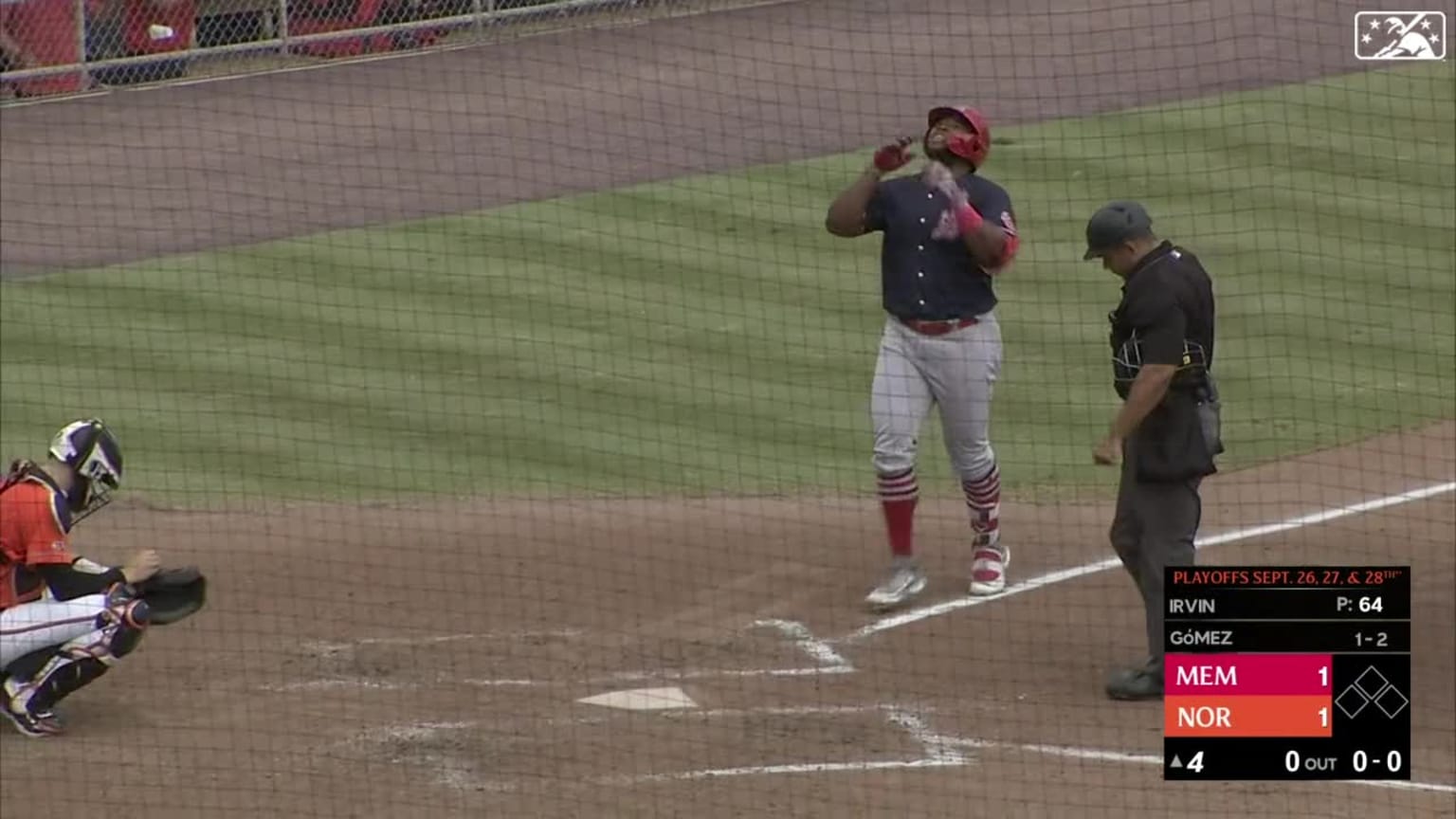 Moises Gomez slugs a solo home run to left field | 09/17/2023 | St ...