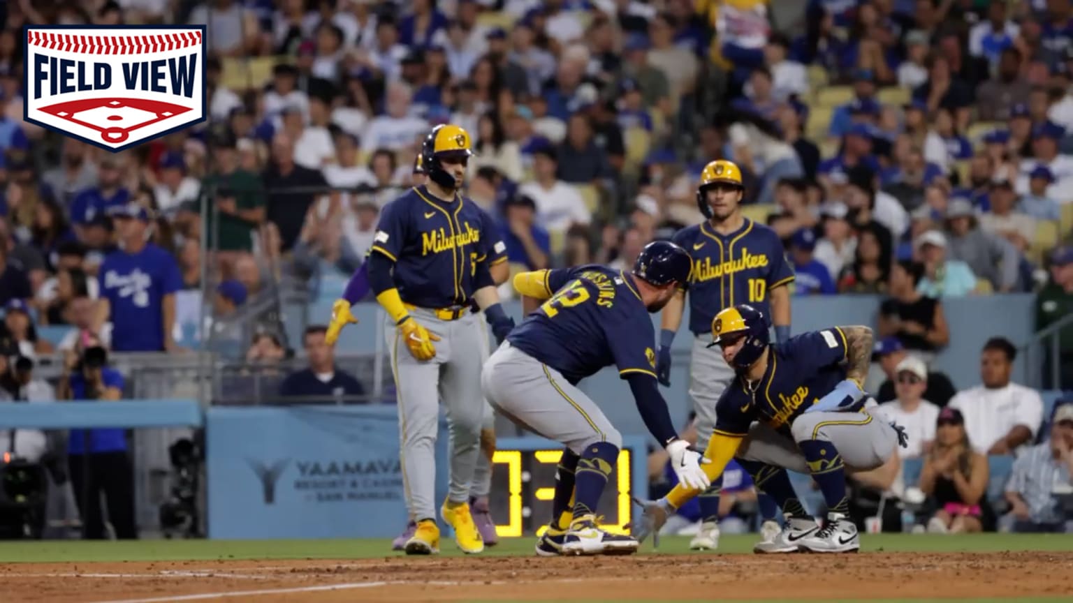 Field View: Rhys Hoskins' grand slam | 07/05/2024 | Milwaukee Brewers
