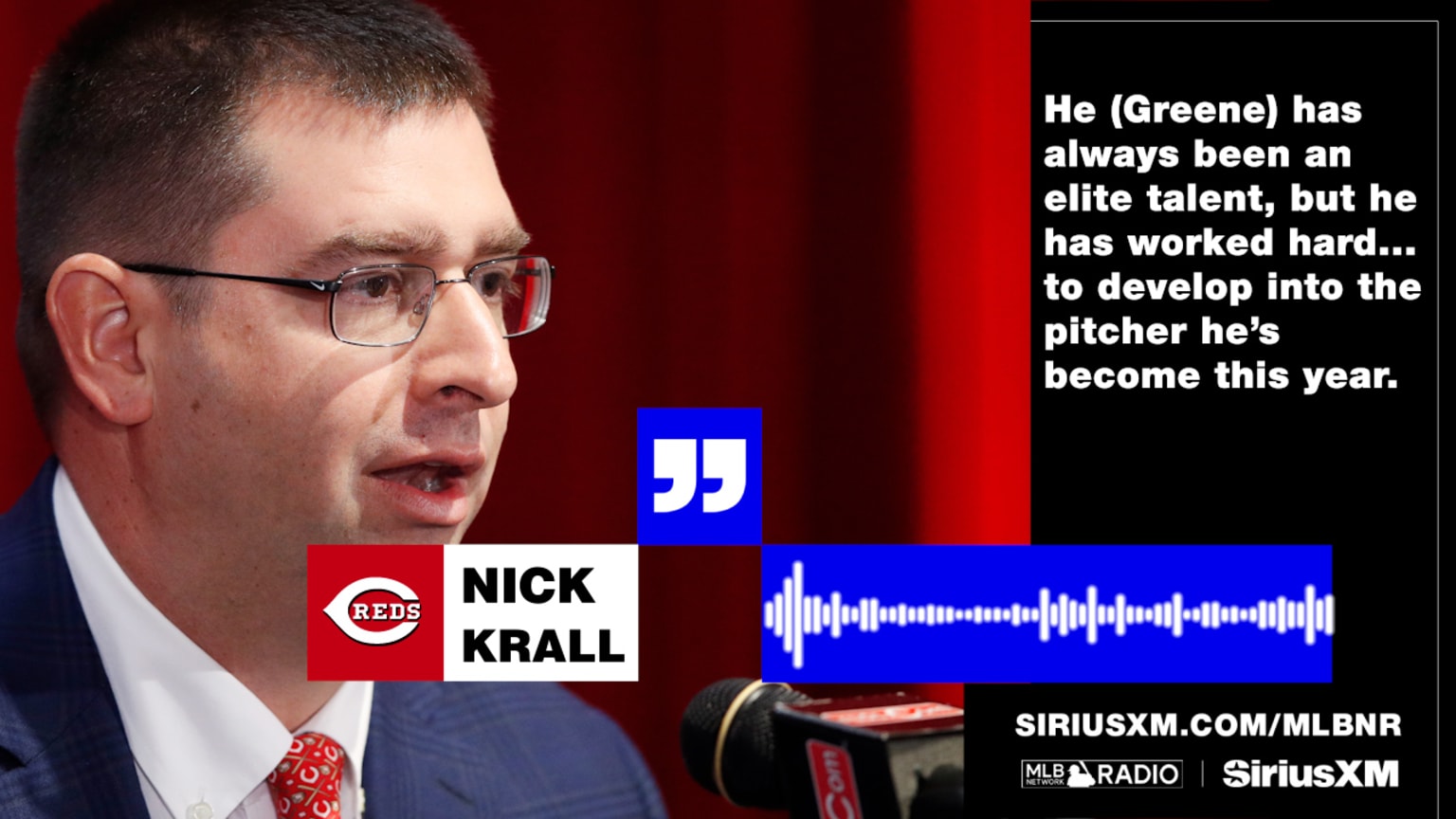 Nick Krall talks Hunter Greene going on IL | 08/18/2024 | Cincinnati Reds