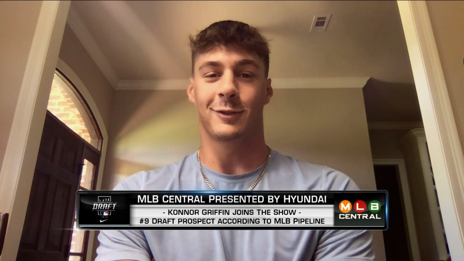 Draft prospect Konnor Griffin joins MLB Central | 06/14/2024 | New York Mets