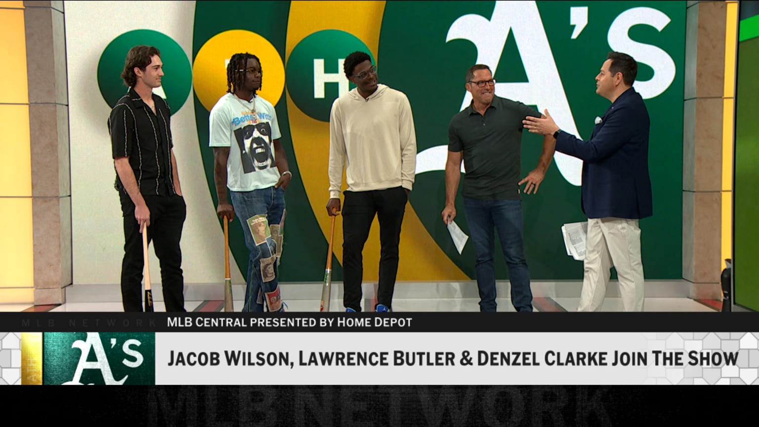 Wilson, Butler and Clarke join MLB Central | 06/27/2025 | Athletics