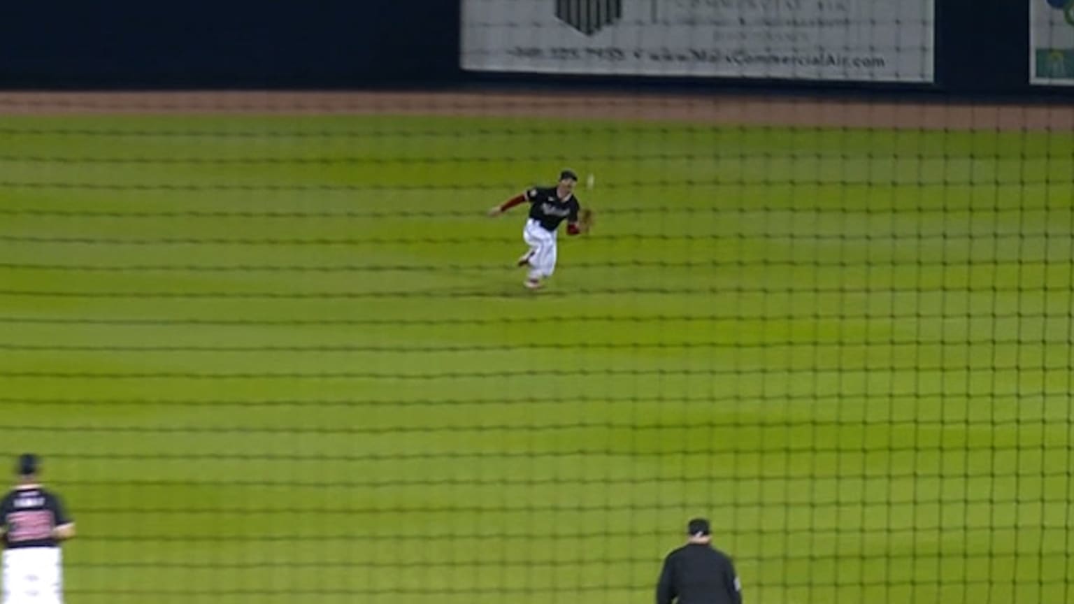 Dylan Crews lays out for an impressive catch | 02/24/2024 | Washington ...