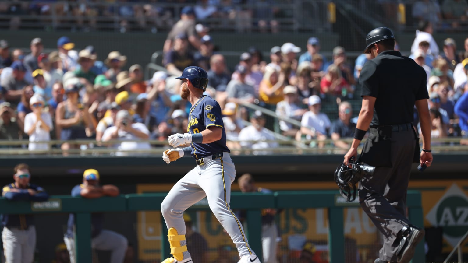 Jake Bauers' solo homer | 03/22/2025 | Milwaukee Brewers