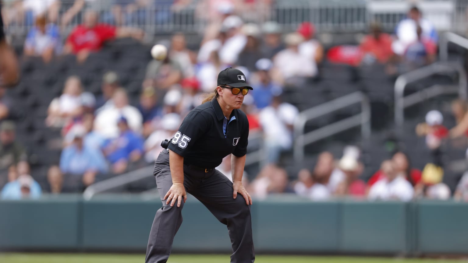 Jen Pawol makes history with first pitch | 08/09/2025 | MLB.com