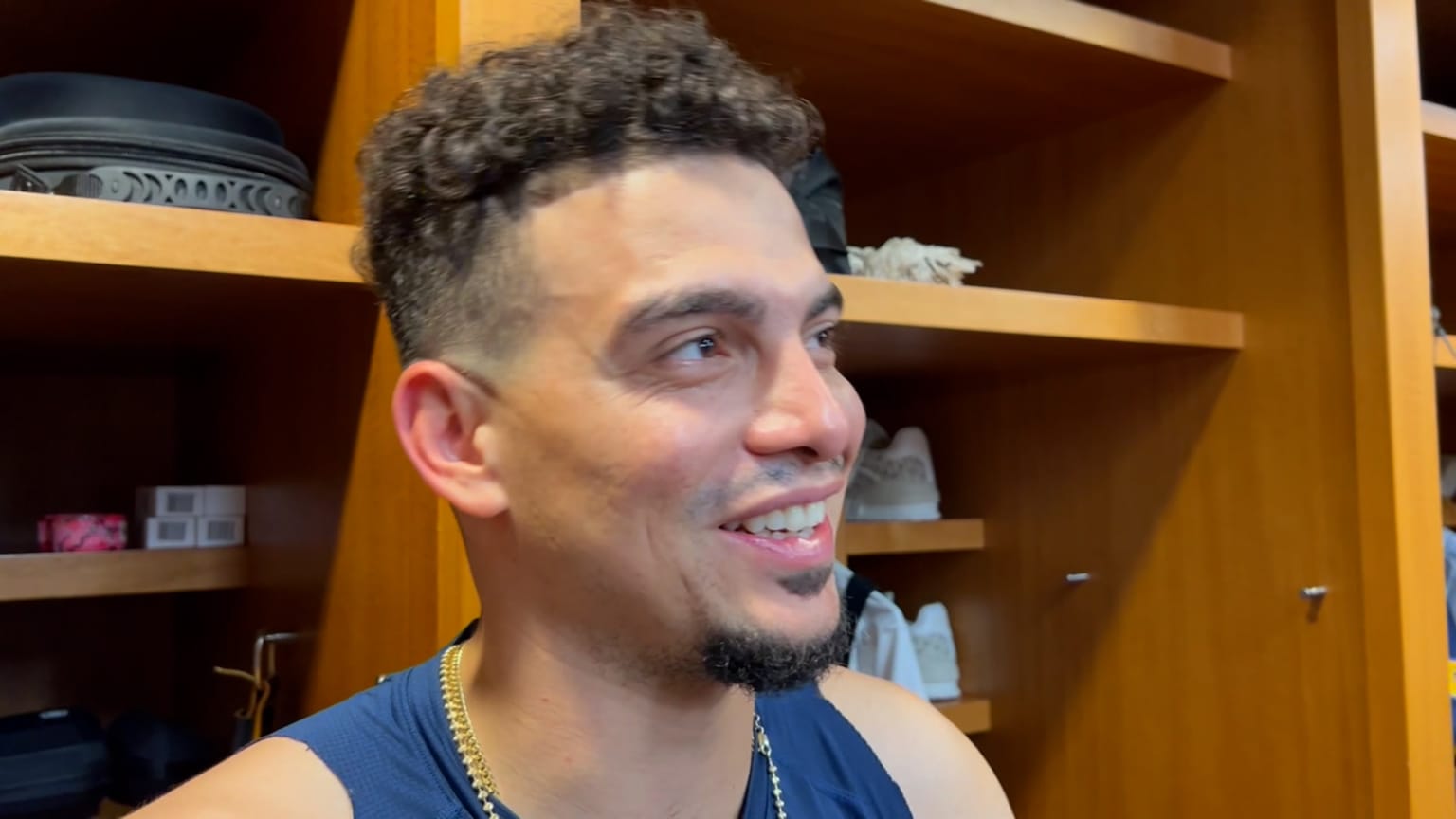 Willy Adames speaks about meeting Derek Jeter | 09/09/2023 | Milwaukee ...