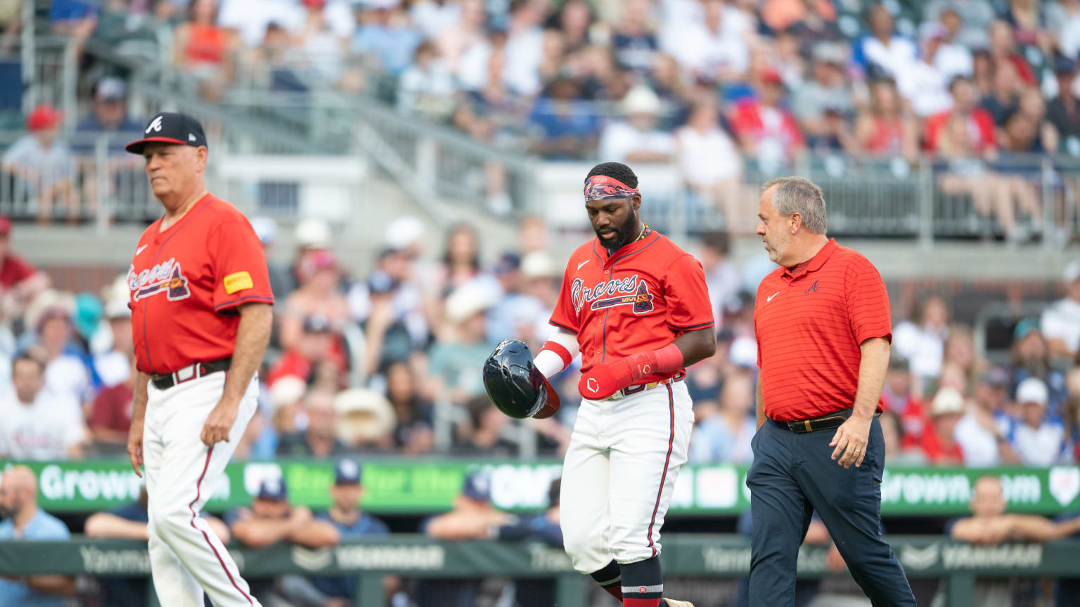 Michael Harris II exits with left hamstring tightness | 06/14/2024 ...