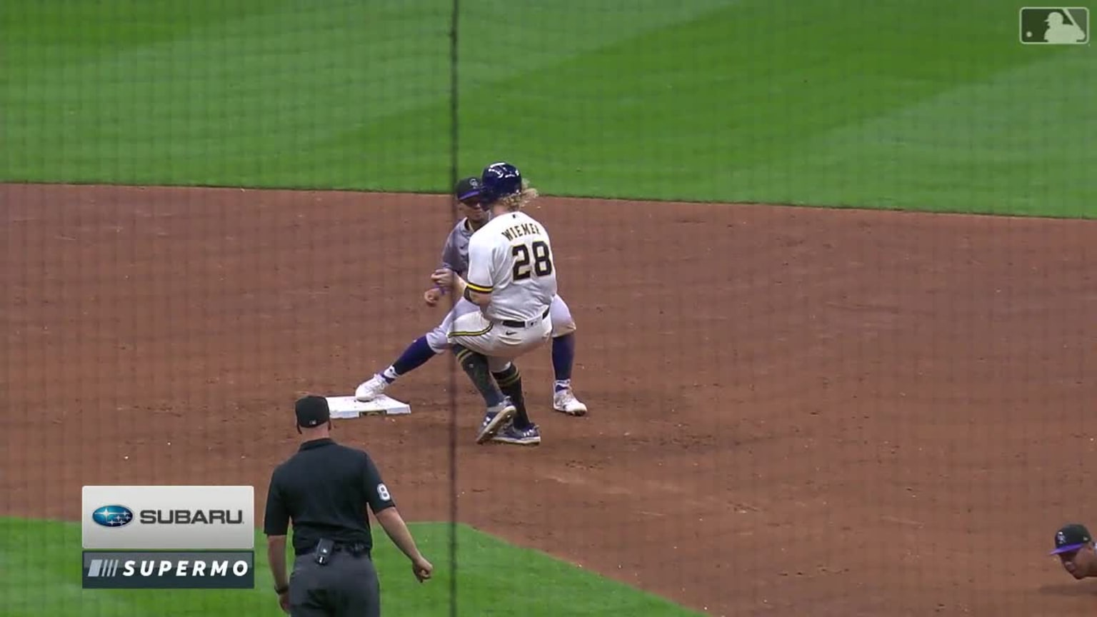 Víctor Caratini safe tras revisión en la 7ma entrada | 08/08/2023 | Los ...