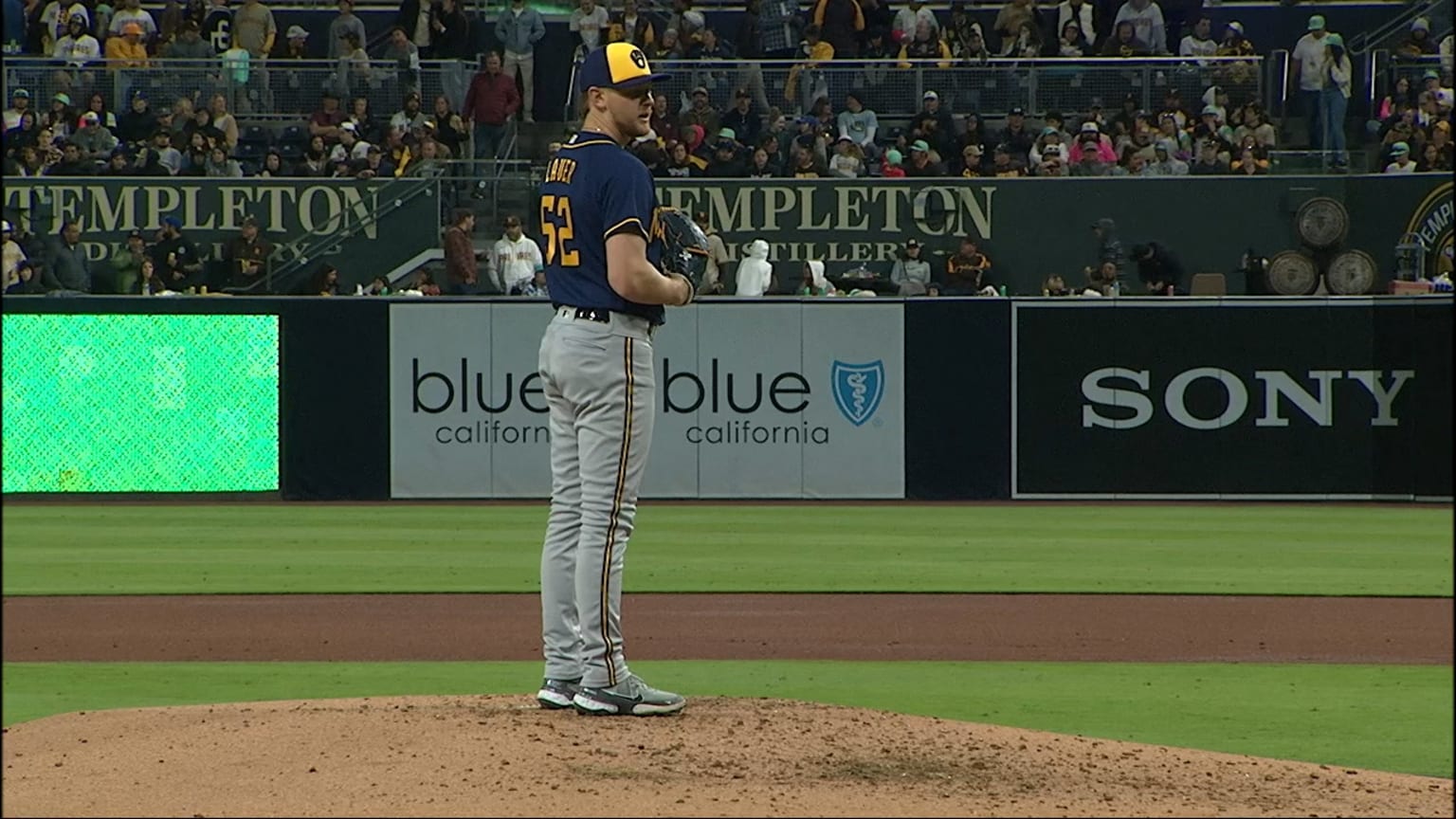 Eric Lauer strikes out five Padres batters | 04/14/2023 | Milwaukee Brewers
