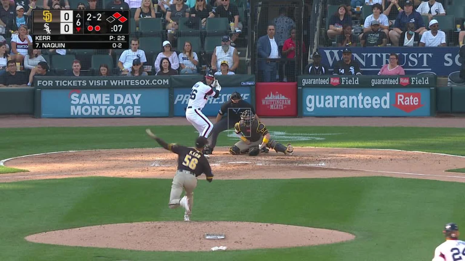 Ray Kerr Swinging Strike to Tyler Naquin | 10/01/2023 | Atlanta Braves
