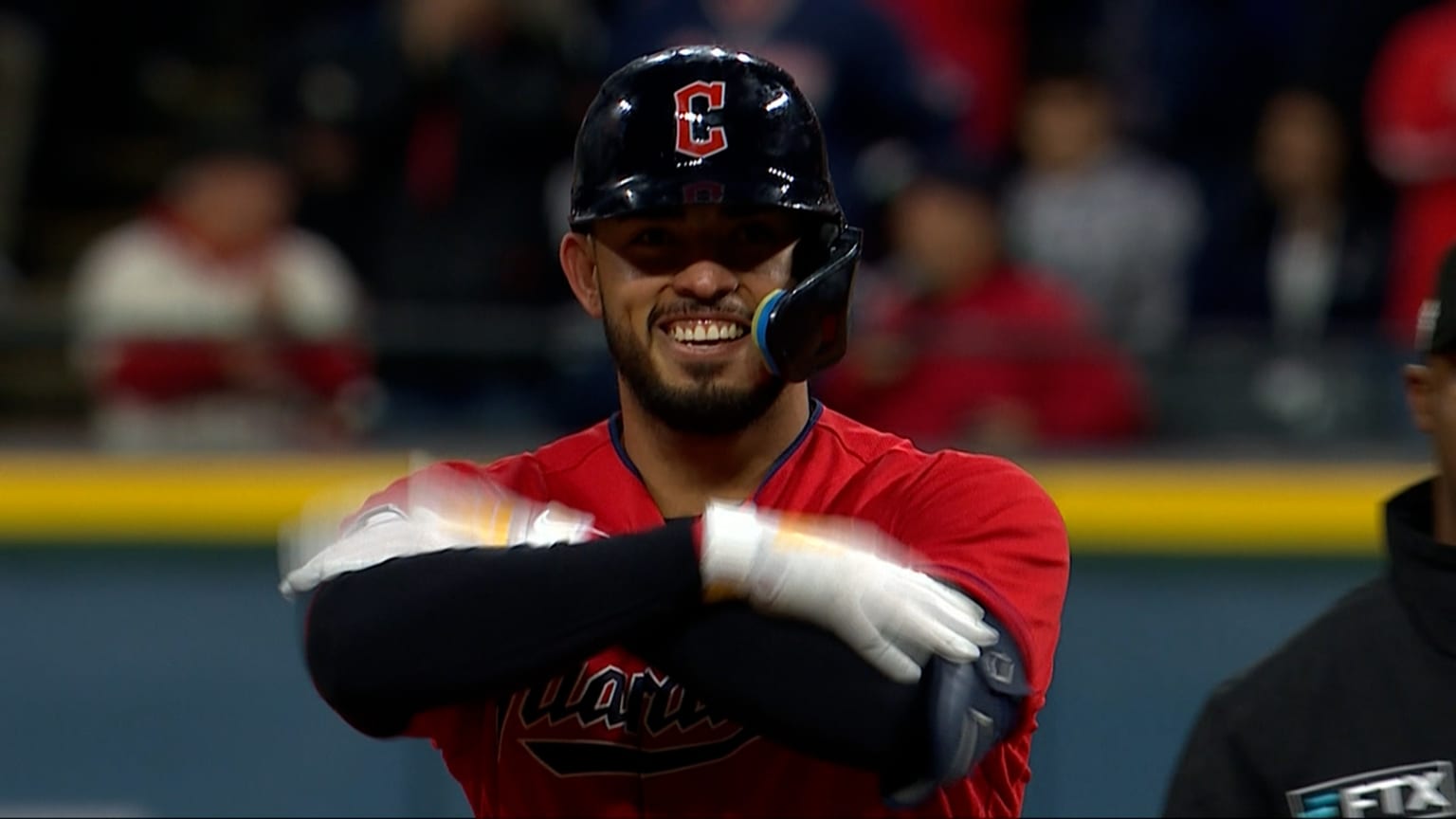 Gabriel Arias collects two hits in Game 3 of ALDS | 10/15/2022 ...