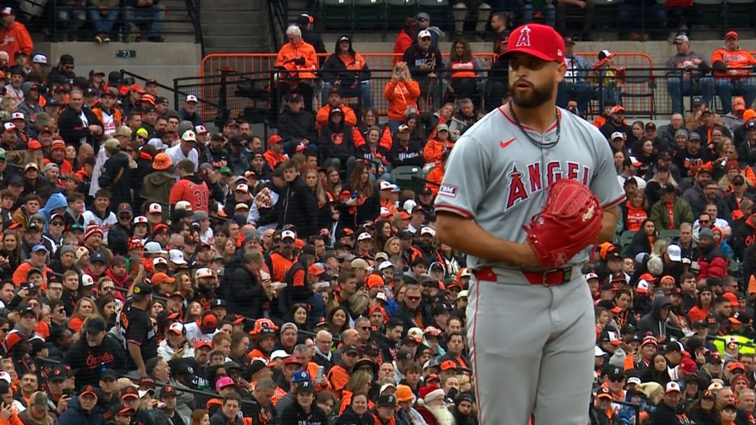 Patrick Sandoval whiffs two Orioles | 03/28/2024 | Los Angeles Angels