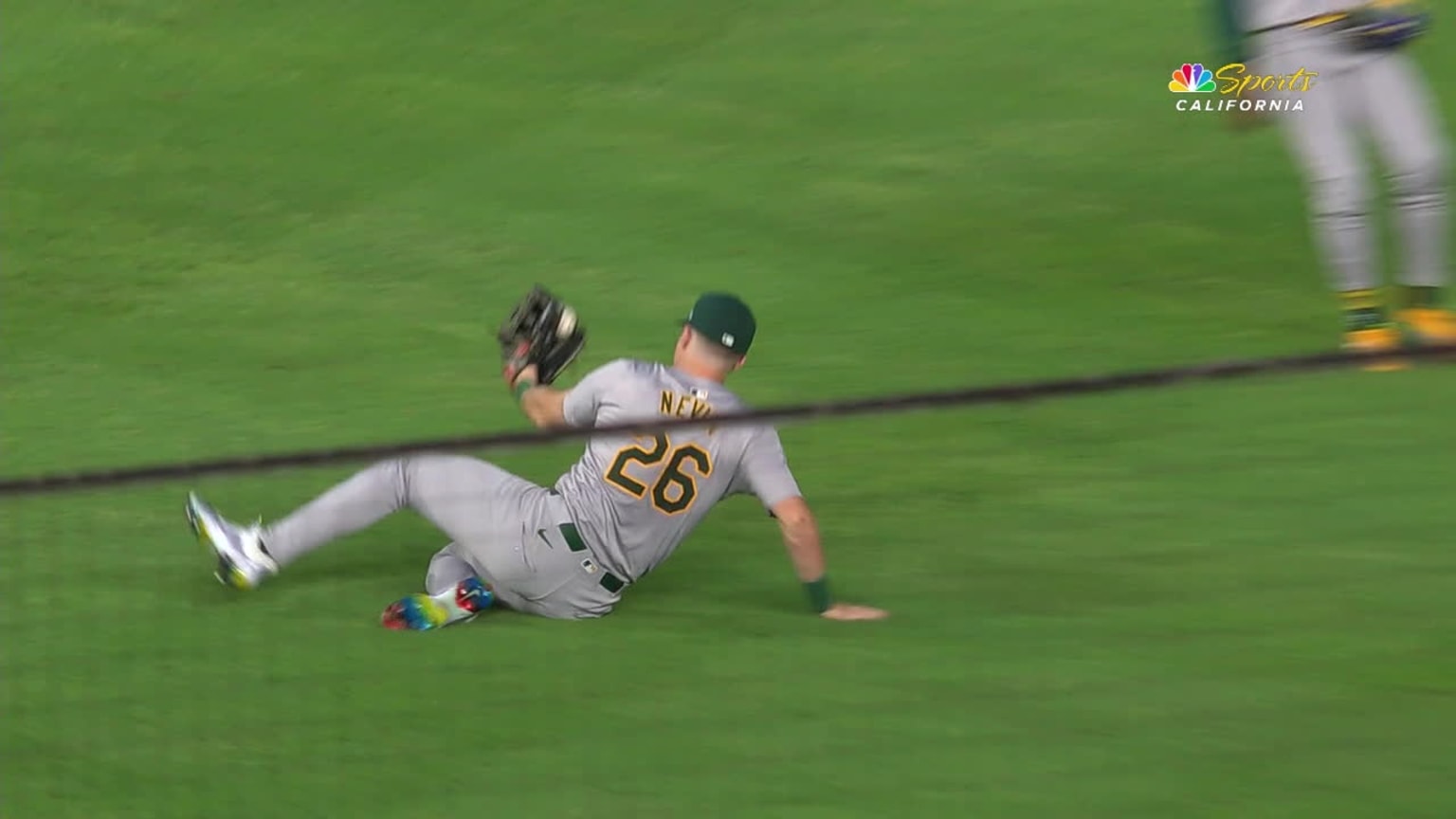 Tyler Nevin's sliding catch in right | 05/15/2024 | Athletics