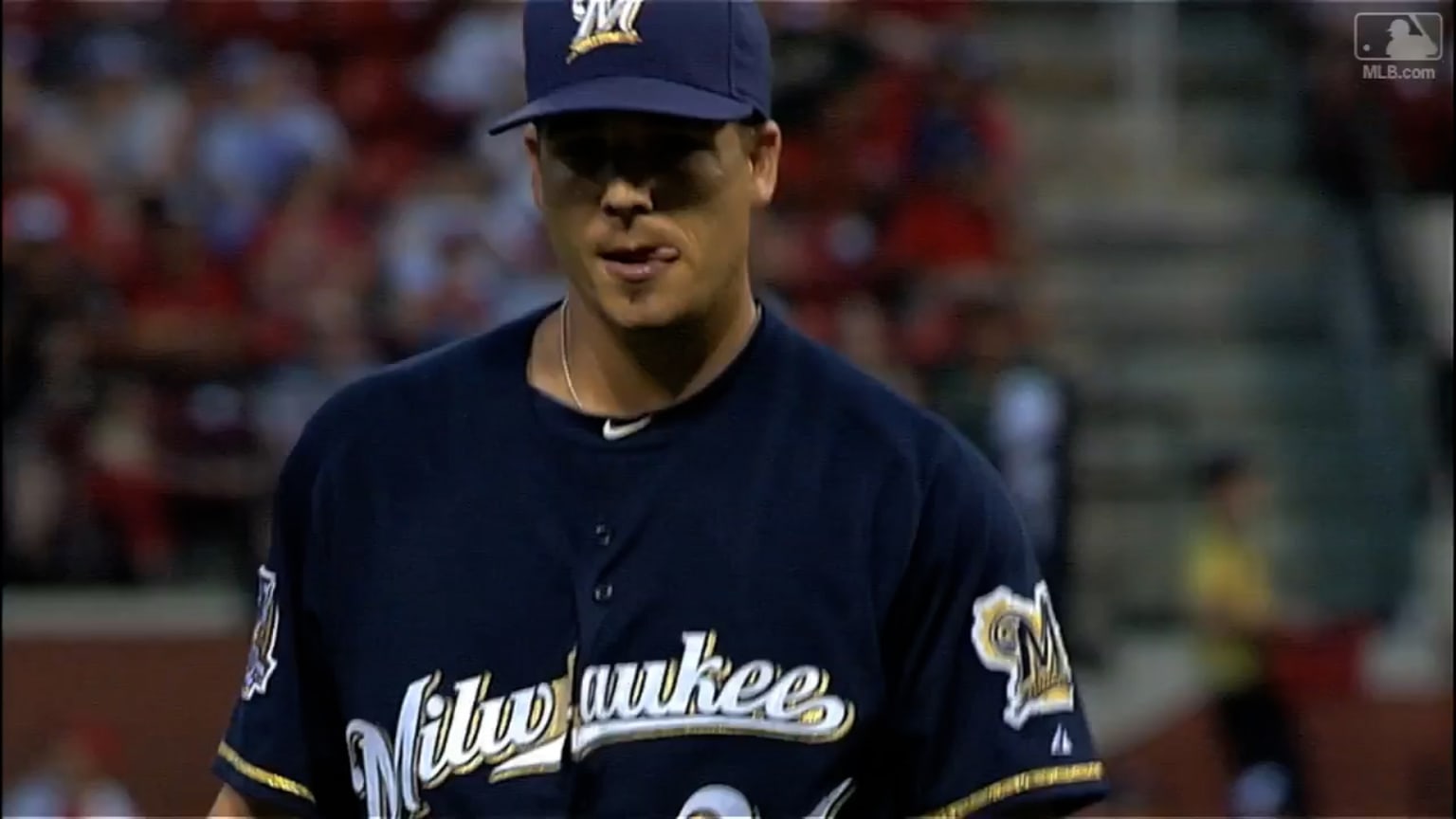 Manny Parra strikes out four batters in the 4th | 06/06/2010 | MLB.com