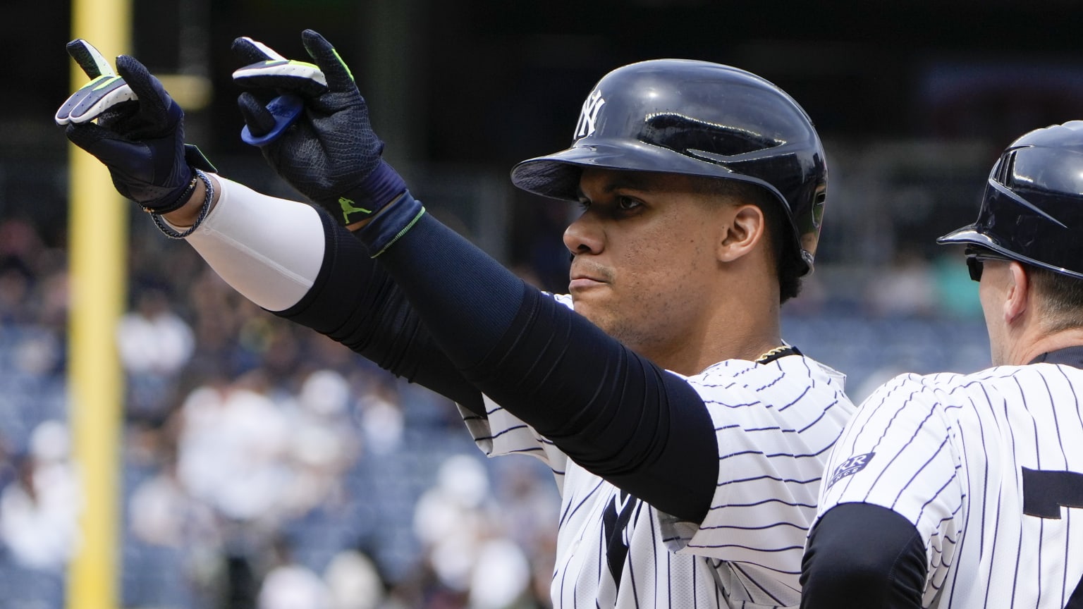 Juan Soto plates Anthony Volpe on RBI single | 05/23/2024 | New York ...
