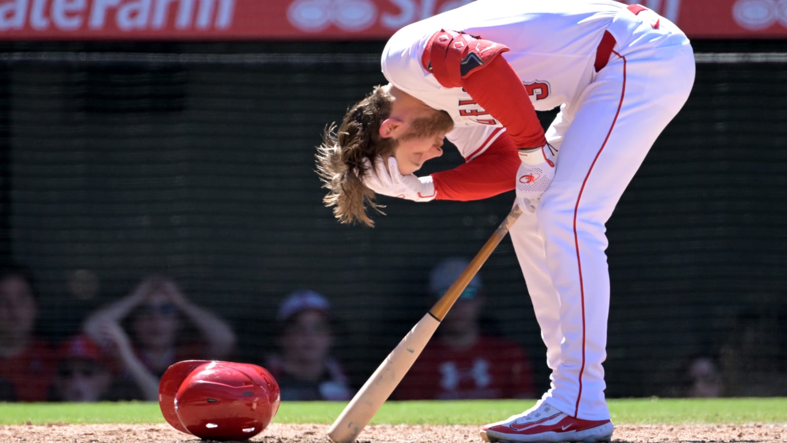 Ward exits the game after getting hit by a pitch | 06/30/2024 | Los ...