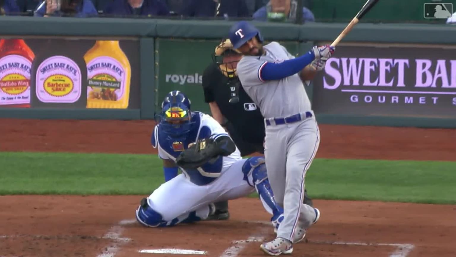 Marcus Semien drills a solo homer in the 3rd inning | 04/17/2023 ...