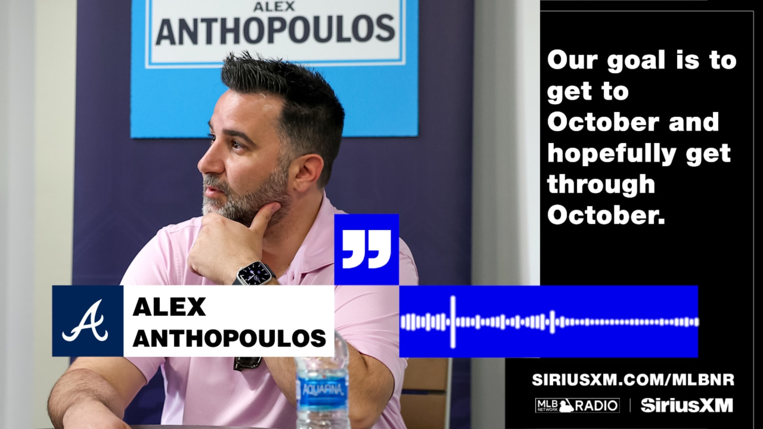 Alex Anthopoulos on postseason, team goals | 08/04/2024 | Atlanta Braves