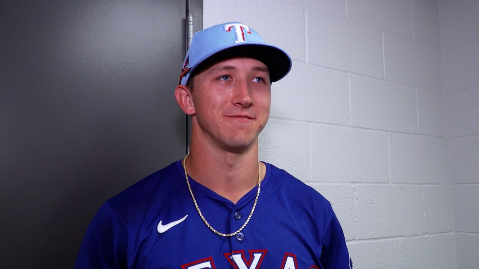 Wyatt Langford, Adrian Sampson on game vs. the Giants | 03/01/2024 ...