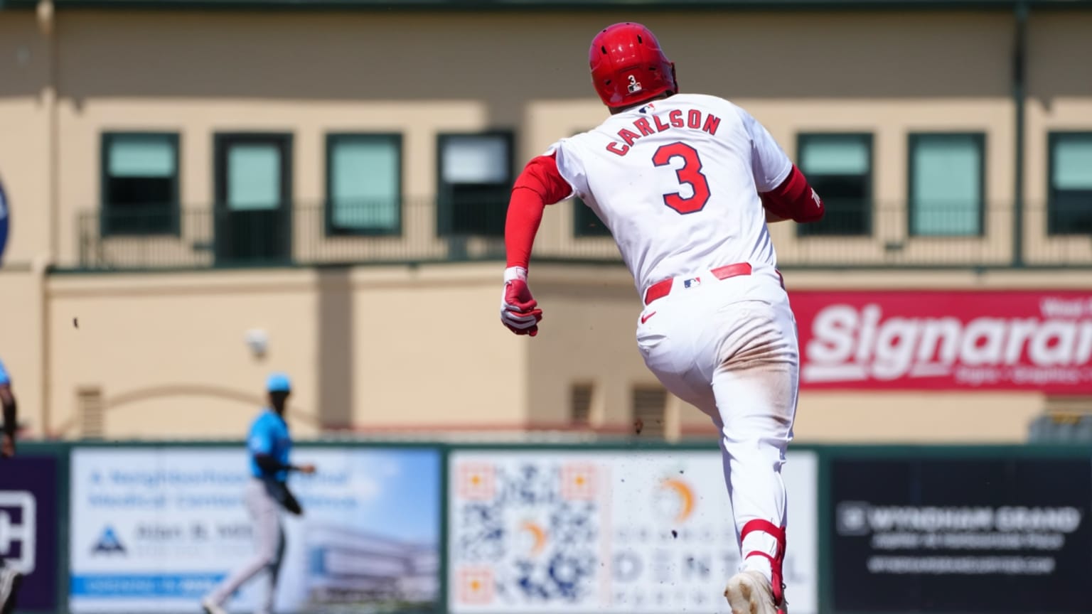 Dylan Carlson laces a bases-clearing double | 03/19/2024 | St. Louis ...