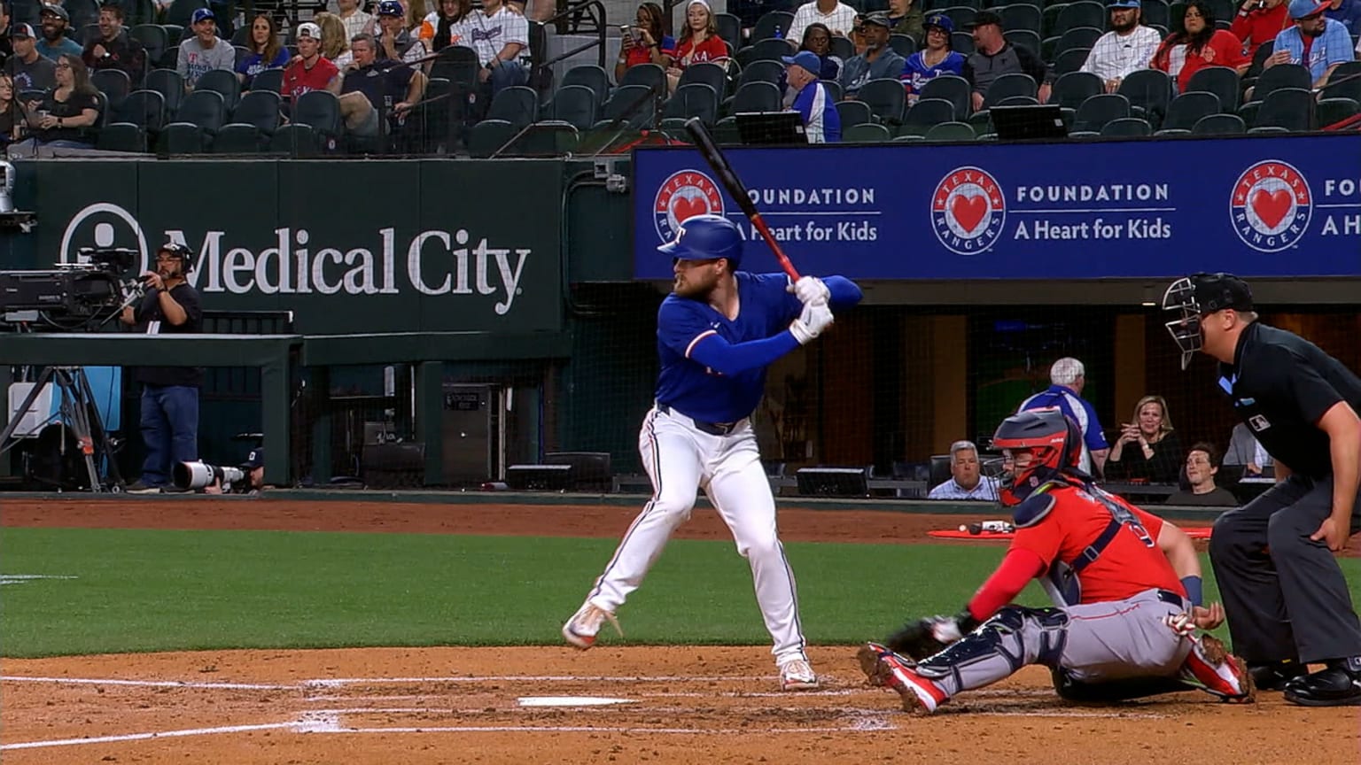 Jared Walsh's RBI single | 03/25/2024 | Texas Rangers