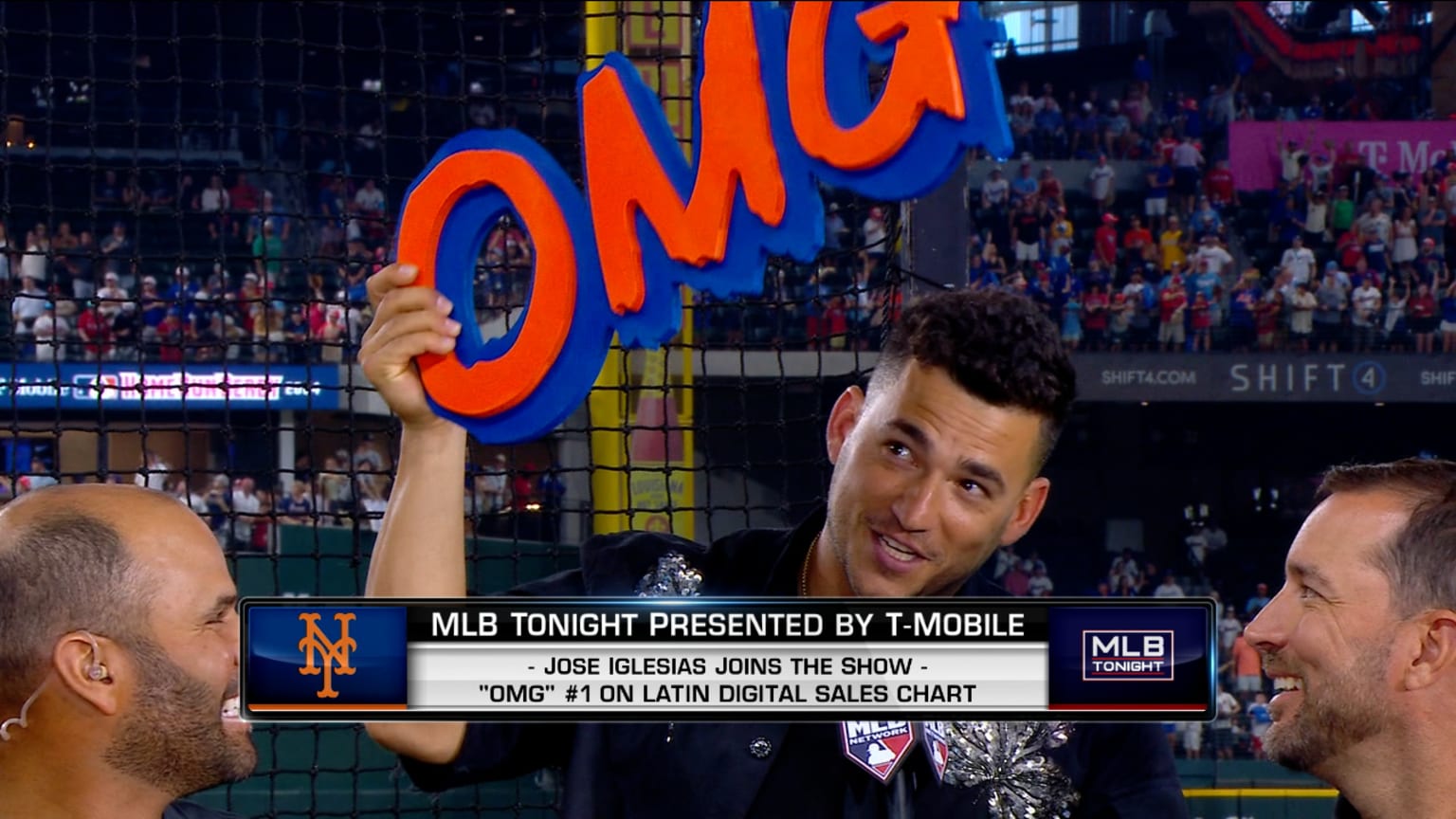 Jose Iglesias on "OMG" being atop sales charts | 07/15/2024 | New York Mets
