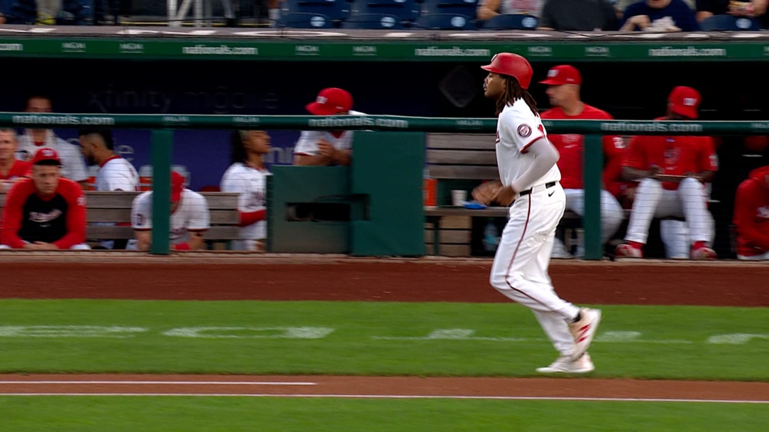 James Wood draws a walk in the first inning | 09/12/2024 | Washington ...