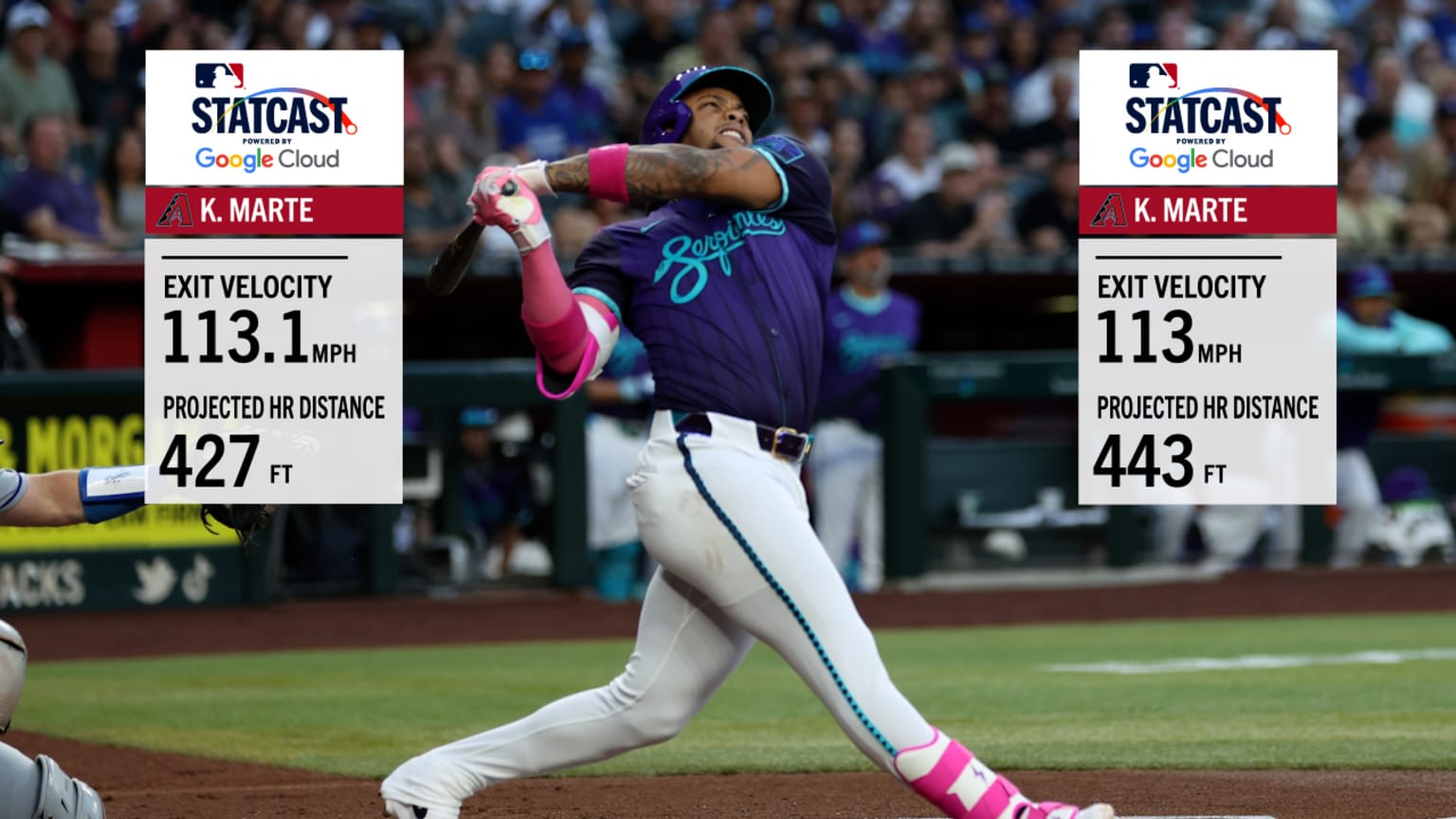 Ketel Marte's 427-foot and 443-foot homers | 05/09/2025 | MLB.com