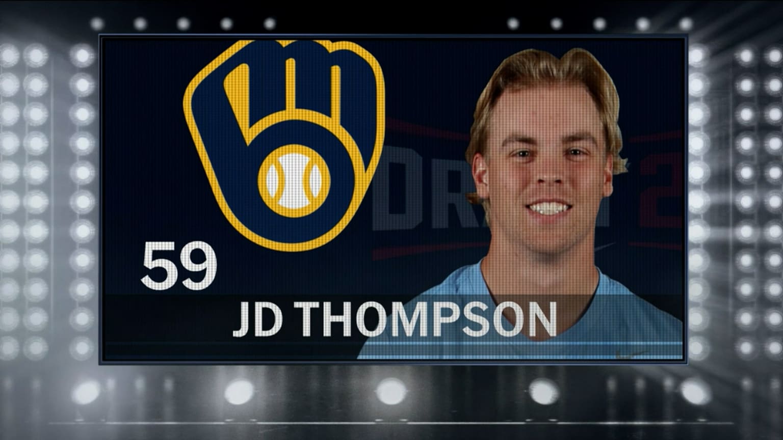 Draft 2025: Brewers draft LHP JD Thompson No. 59 | 07/14/2025 ...