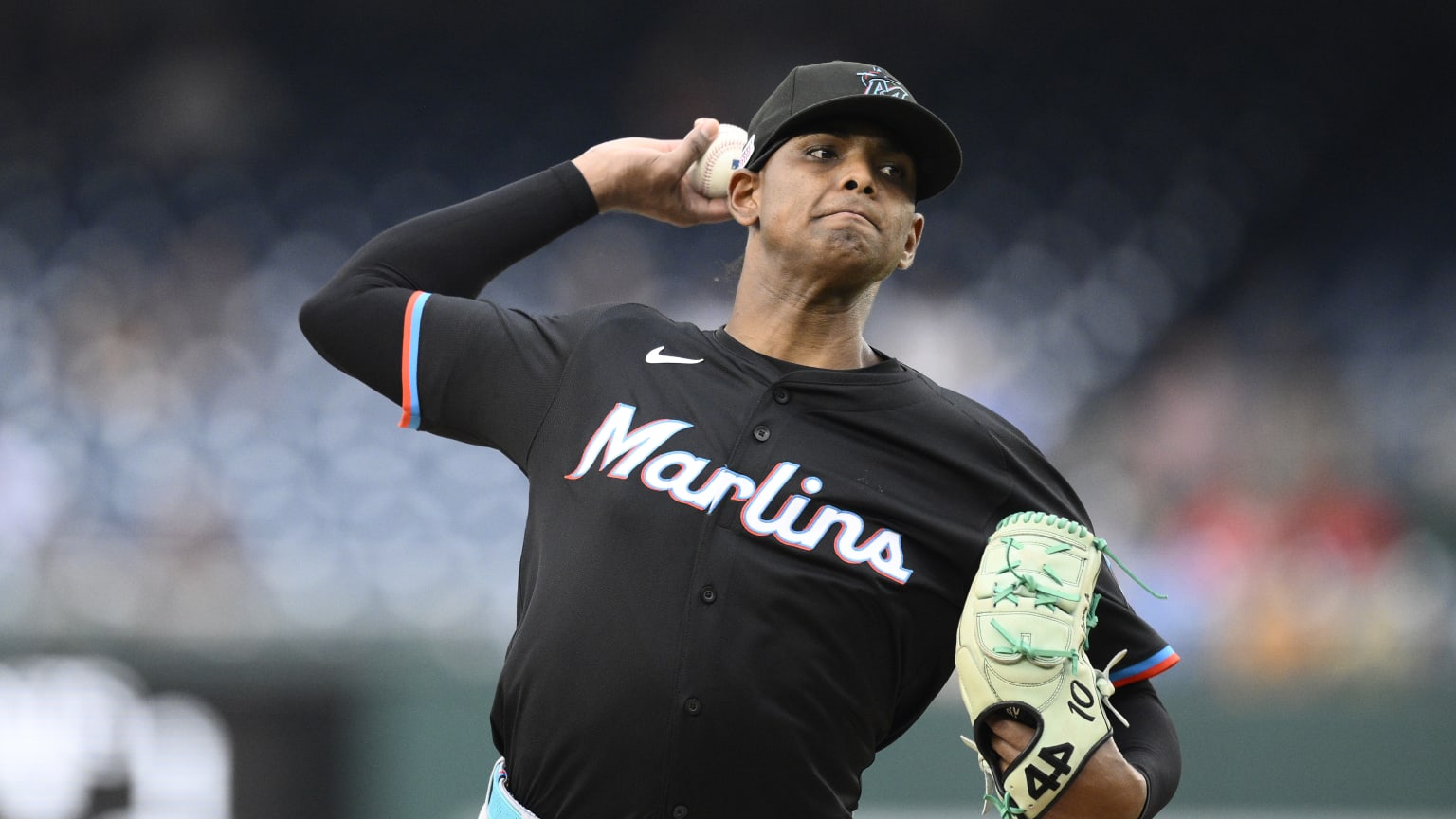 Edward Cabrera fans José Tena | 06/13/2025 | Miami Marlins