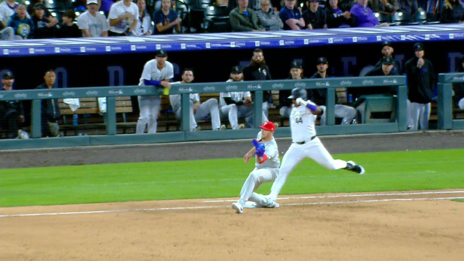 Elehuris Montero thrown out at first after review | 05/24/2024 | San Francisco Giants