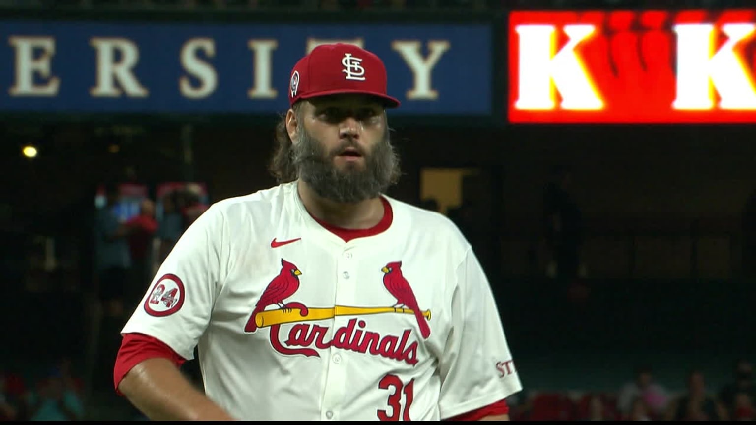 Lance Lynn K's Elly De La Cruz twice | 09/11/2024 | St. Louis Cardinals