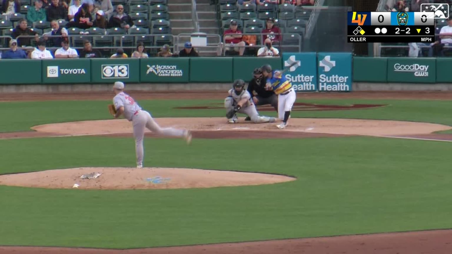 A's farmhand Adam Oller nabs first of six strikeouts | 06/07/2023 | MLB.com