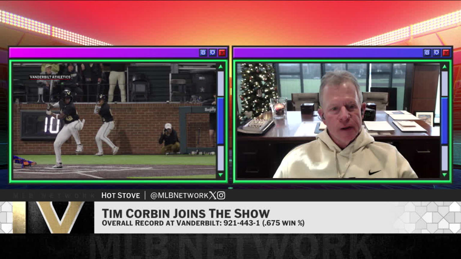 Vanderbilt head coach Tim Corbin on 23rd season | 02/10/2025 | MLB.com