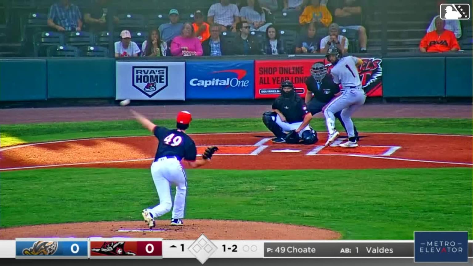 Jack Choate's first K of the night | 09/05/2024 | San Francisco Giants