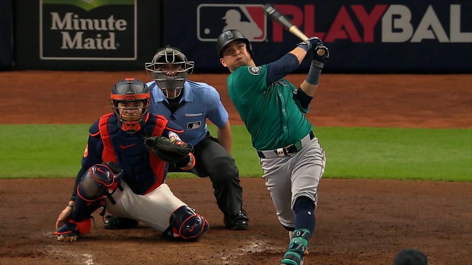 Data Viz: Luis Urías' solo home run | 05/04/2024 | Seattle Mariners