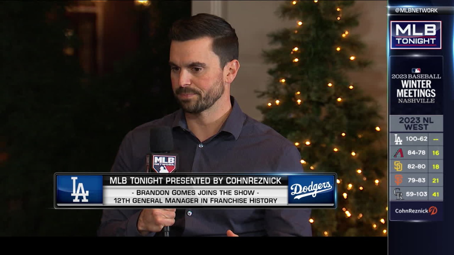 Brandon Gomes talks Dodgers' offseason on MLB Tonight | 12/06/2023 ...