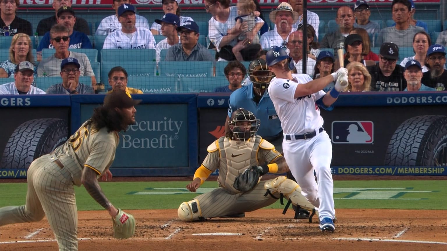 Will Smith pulls an RBI double to left field | 09/03/2022 | Los Angeles Dodgers