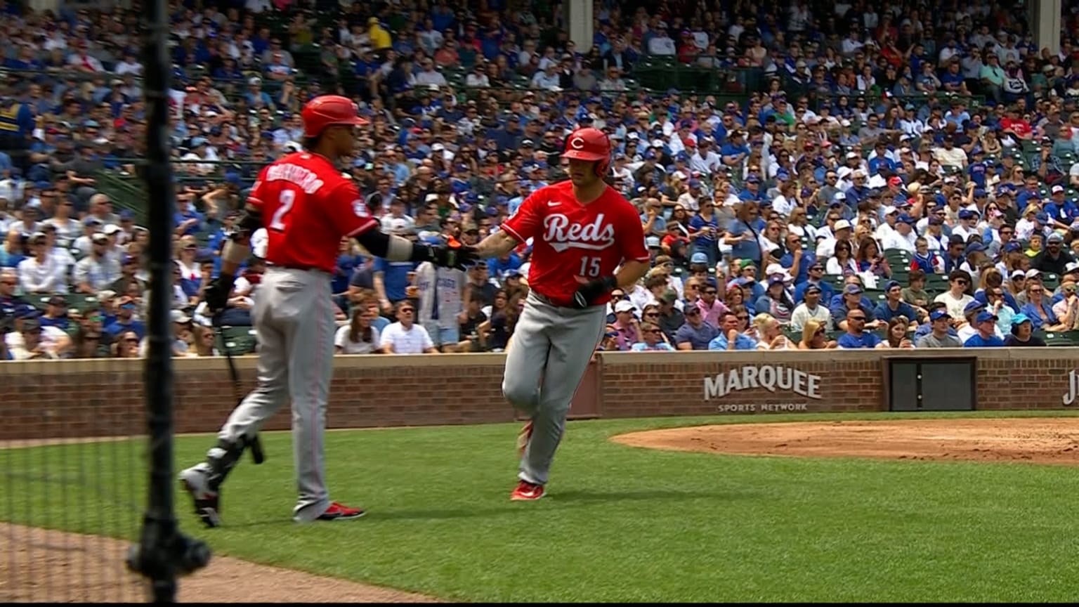 Jake Fraley gets an RBI groundout | 05/28/2023 | Cincinnati Reds
