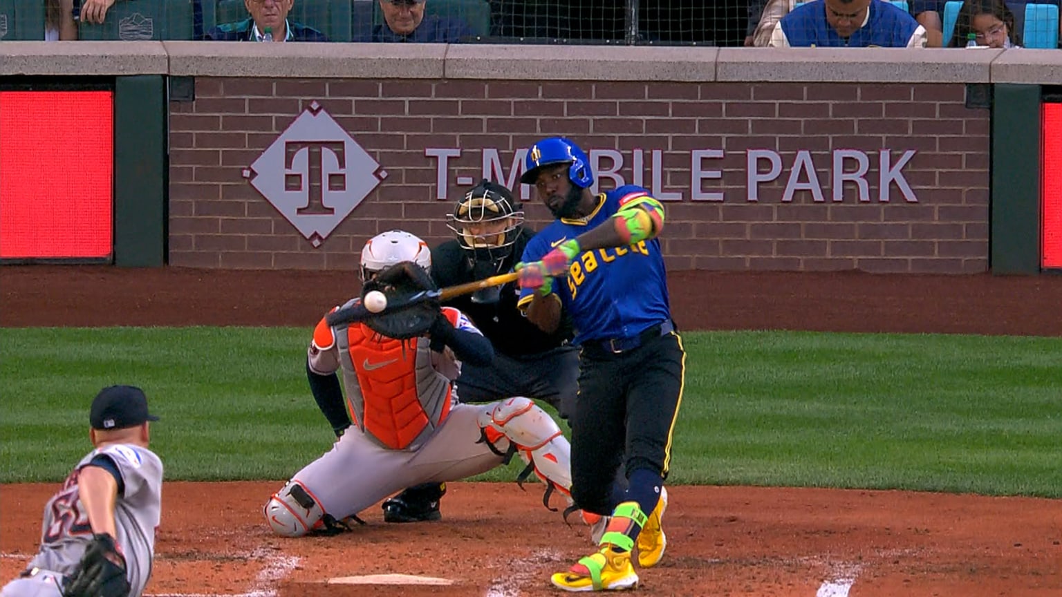 Randy Arozarena conecta cuadrangular solitario | 18/07/2025 | Los Mariners de Seattle