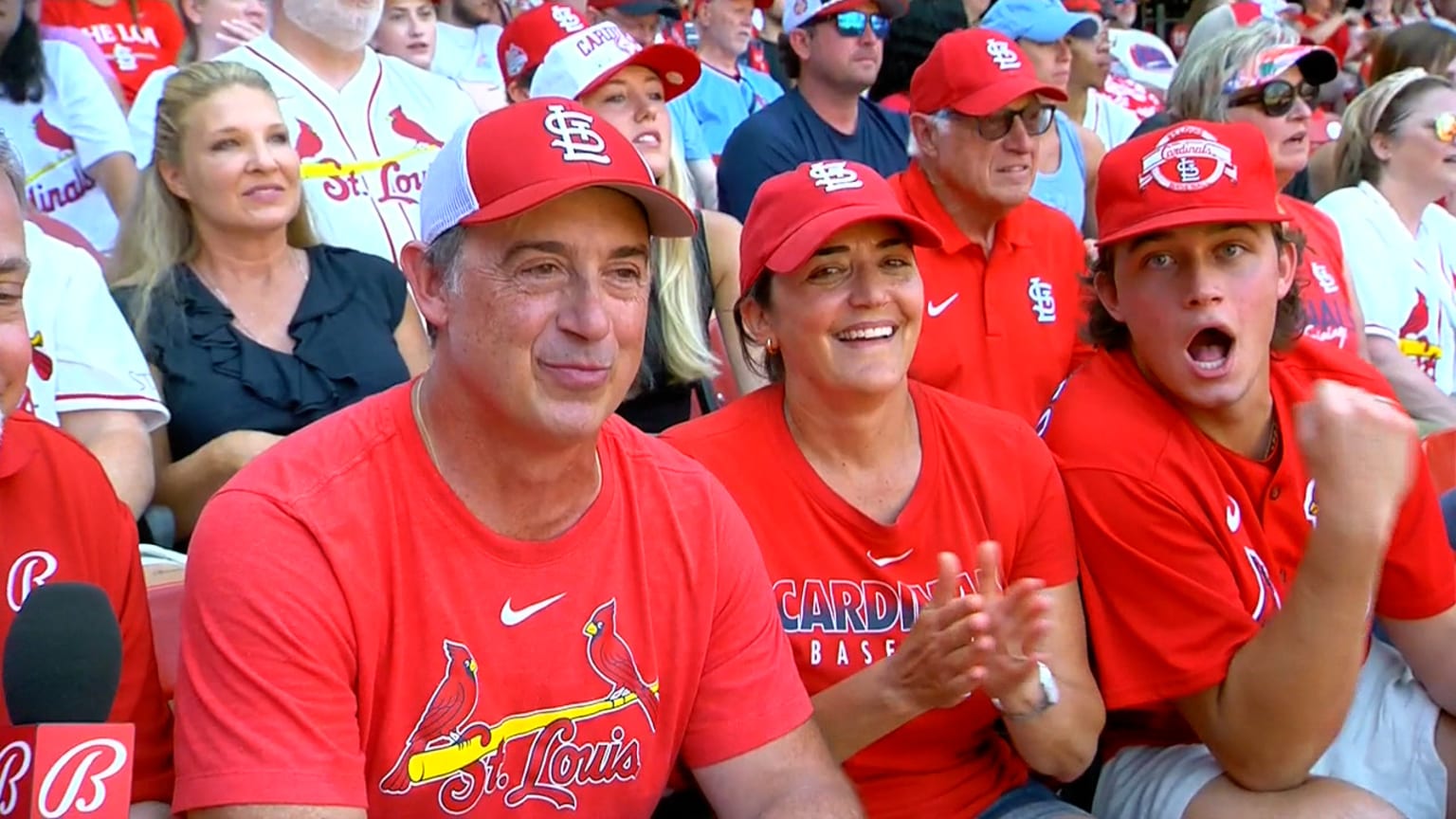 Gordon Graceffo's family on first career strikeout | 06/29/2024 | St. Louis Cardinals