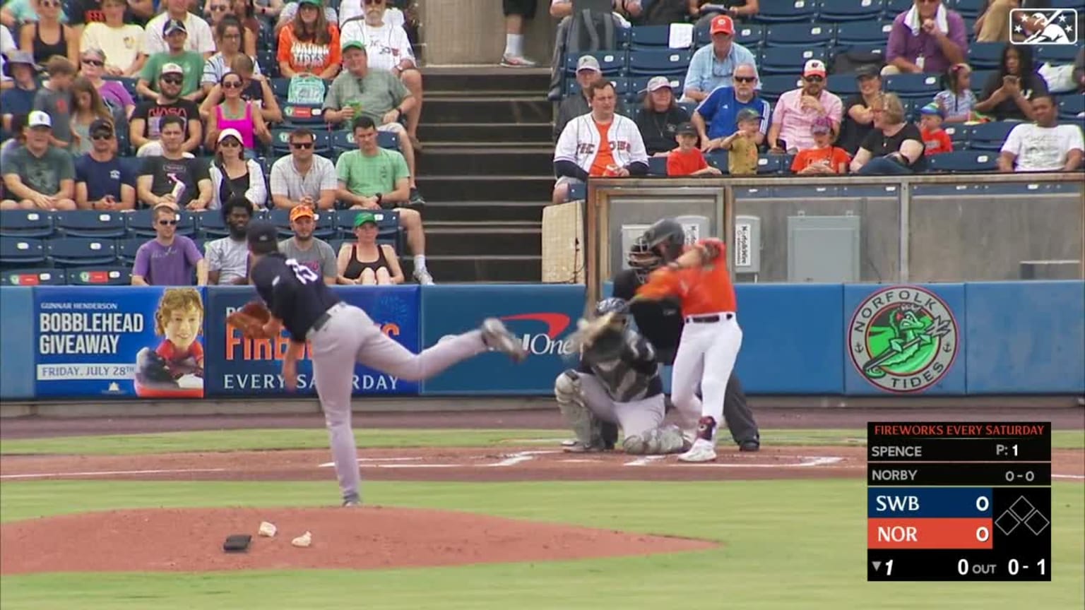 Connor Norby powers a solo home run | 16/07/2023 | Los Mariners de Seattle