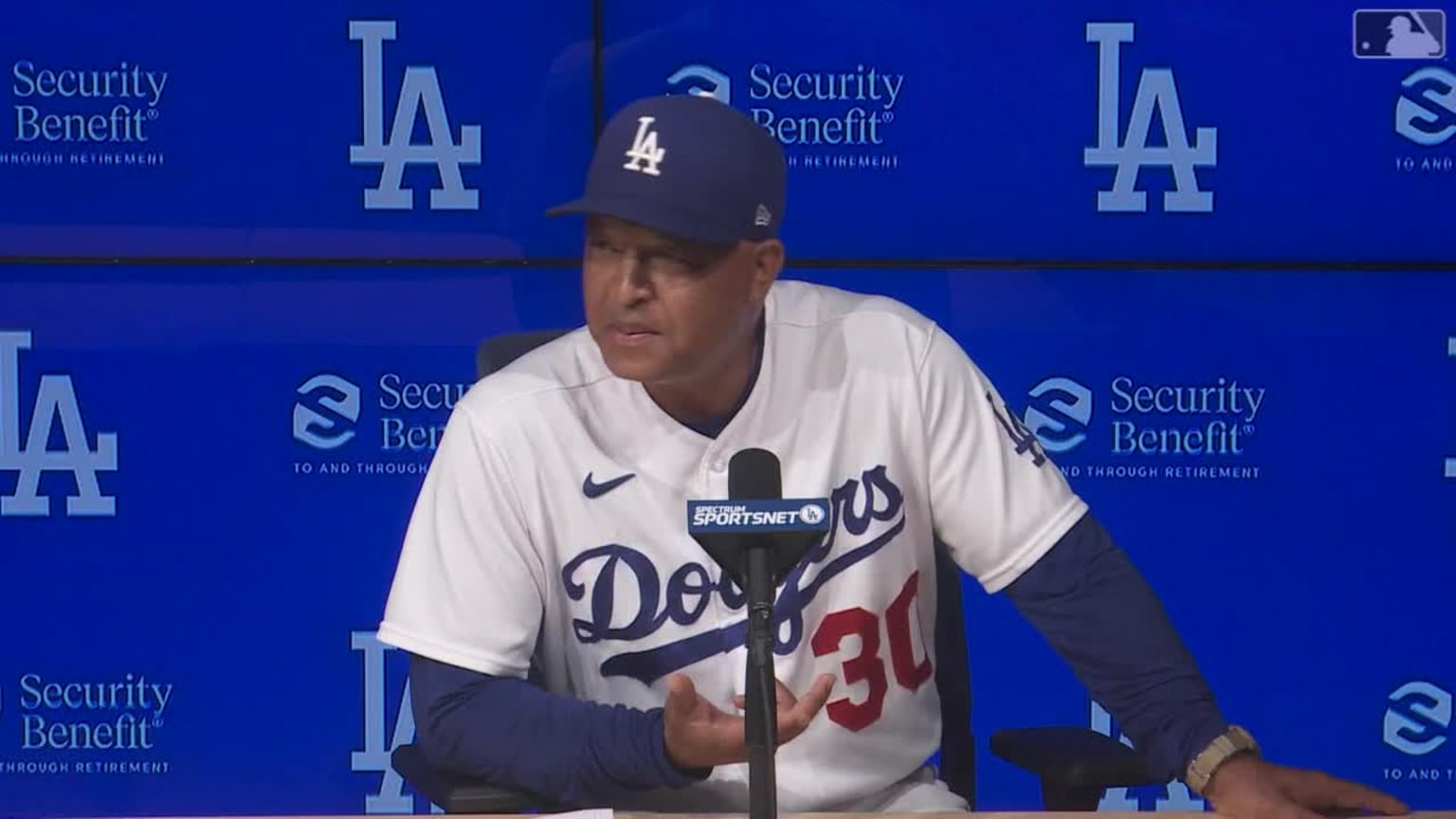 Dave Roberts on the Dodgers win against the Rockies | 08/12/2023 | Los ...