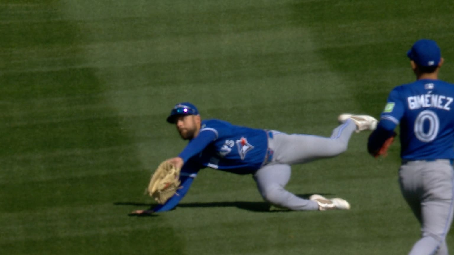 Nathan Lukes' second stellar catch of the day | 04/05/2026 | Toronto Blue Jays
