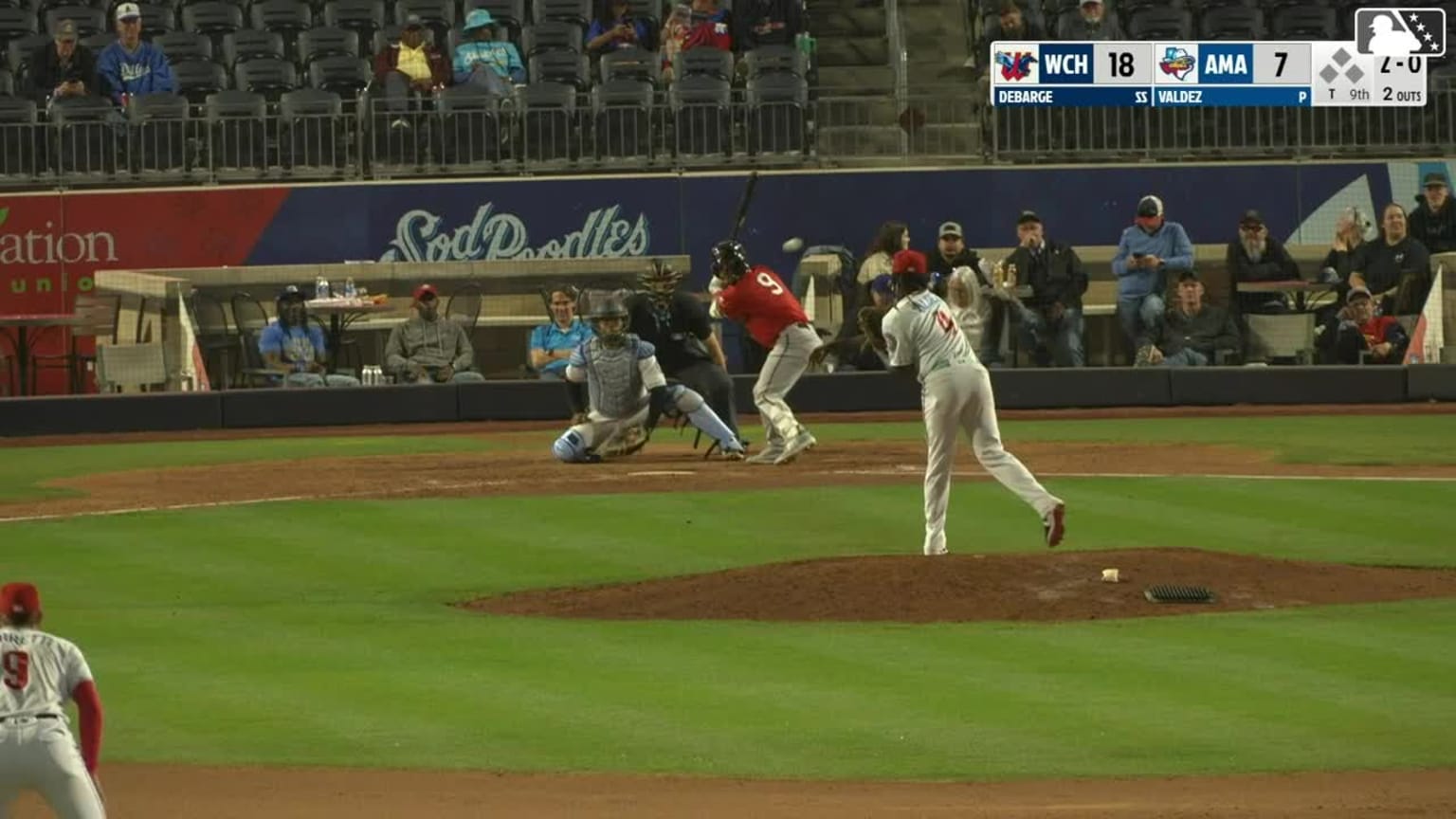 Kyle DeBarge homers (4) on a fly ball to center field. | 05/07/2026 ...