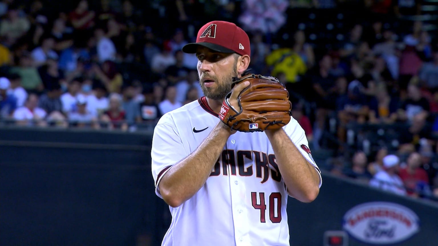 Madison Bumgarner sienta en strikes a Bryson Stott | 29/08/2022 | Los D ...