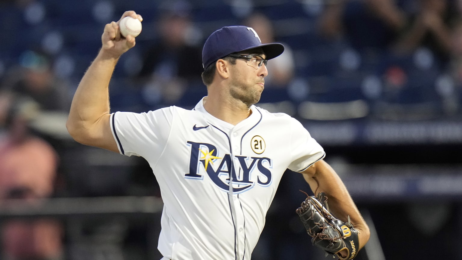 Joe Boyle fans George Springer | 09/15/2025 | Tampa Bay Rays