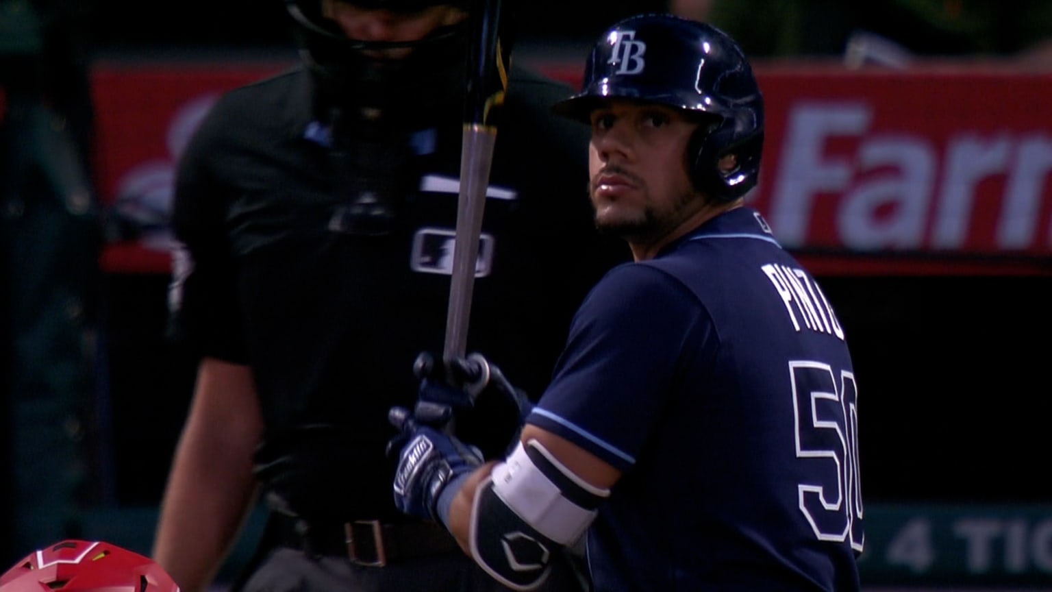 René Pinto bloops an RBI single to right field | 08/18/2023 | Tampa Bay ...