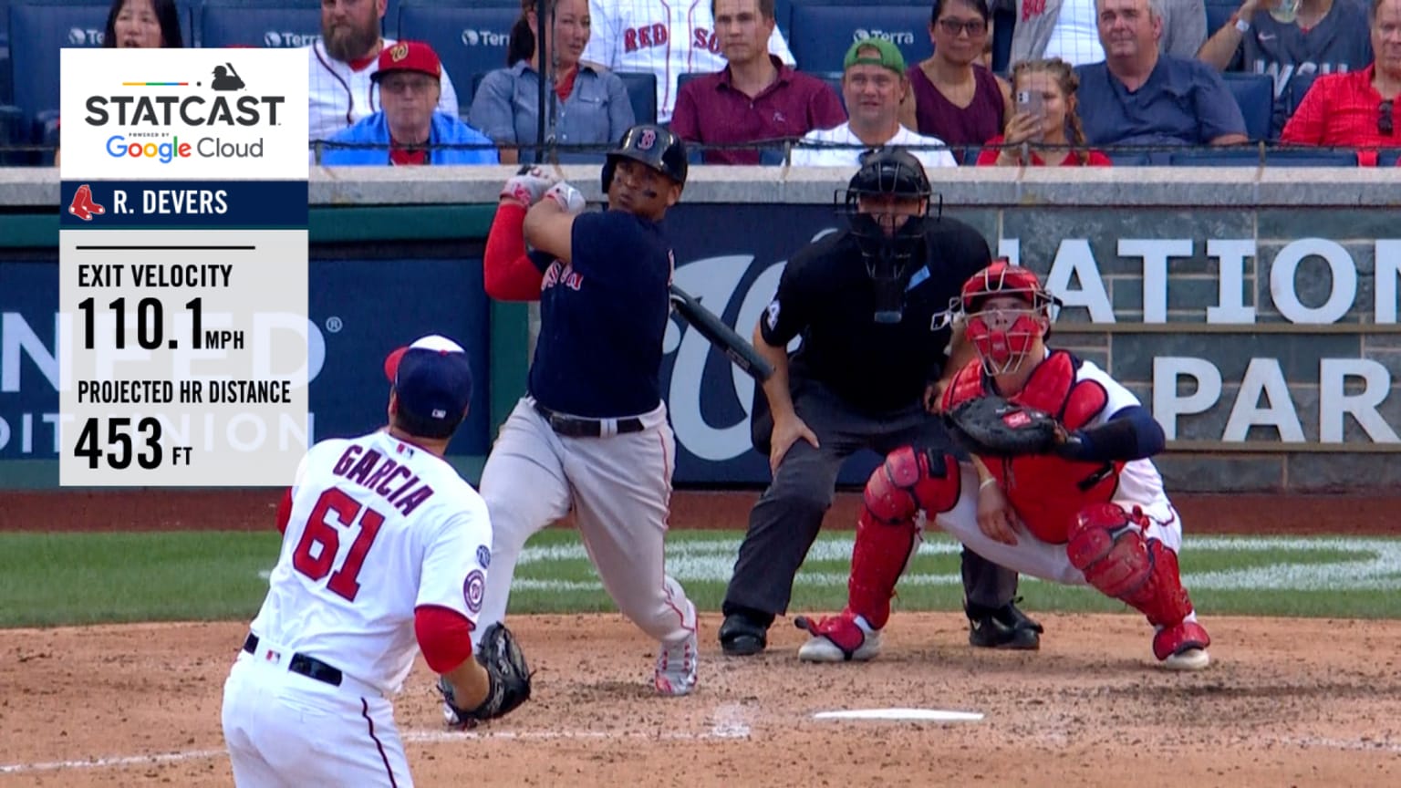 Rafael Devers crushes a 453-foot, 110.1 mph home run | 08/17/2023 | Boston Red Sox
