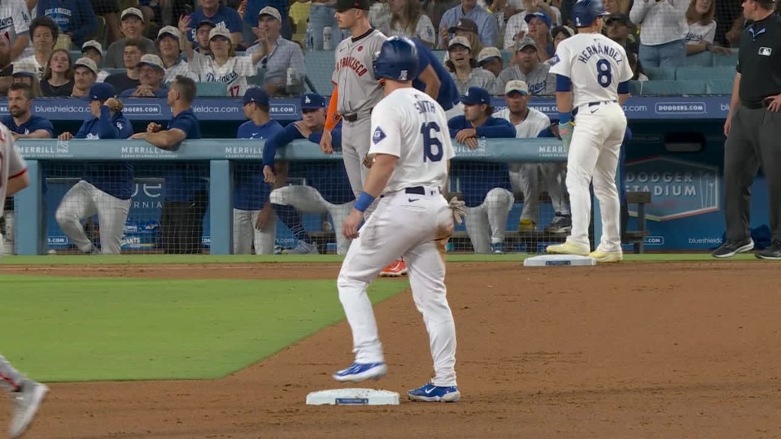 Will Smith did not interfere with the fielder | 07/22/2024 | Los Angeles Dodgers