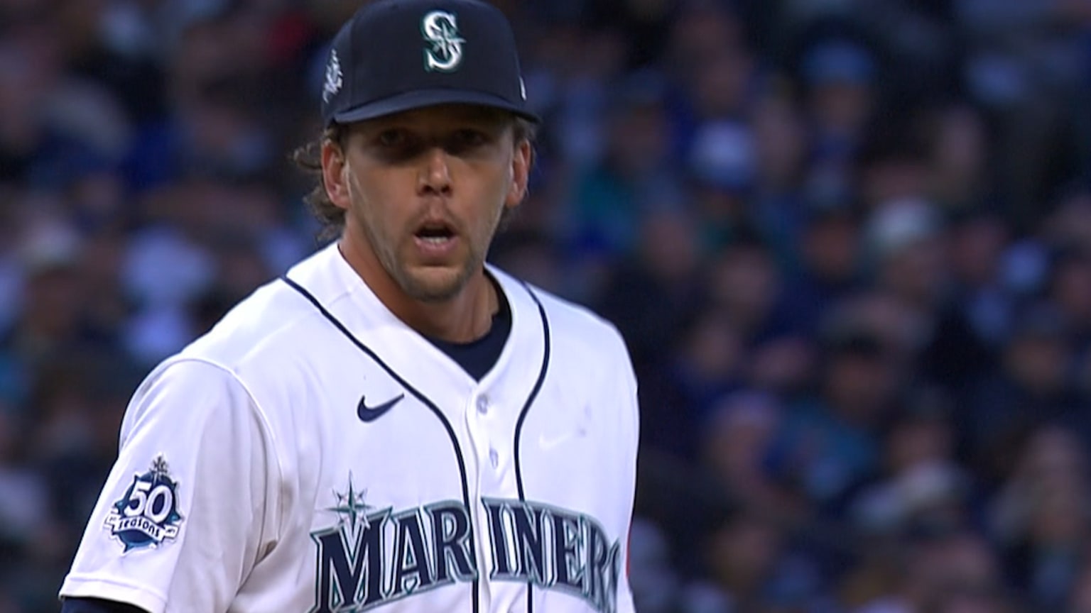 Logan Gilbert's first strikeout of the season | 03/26/2026 | Seattle ...